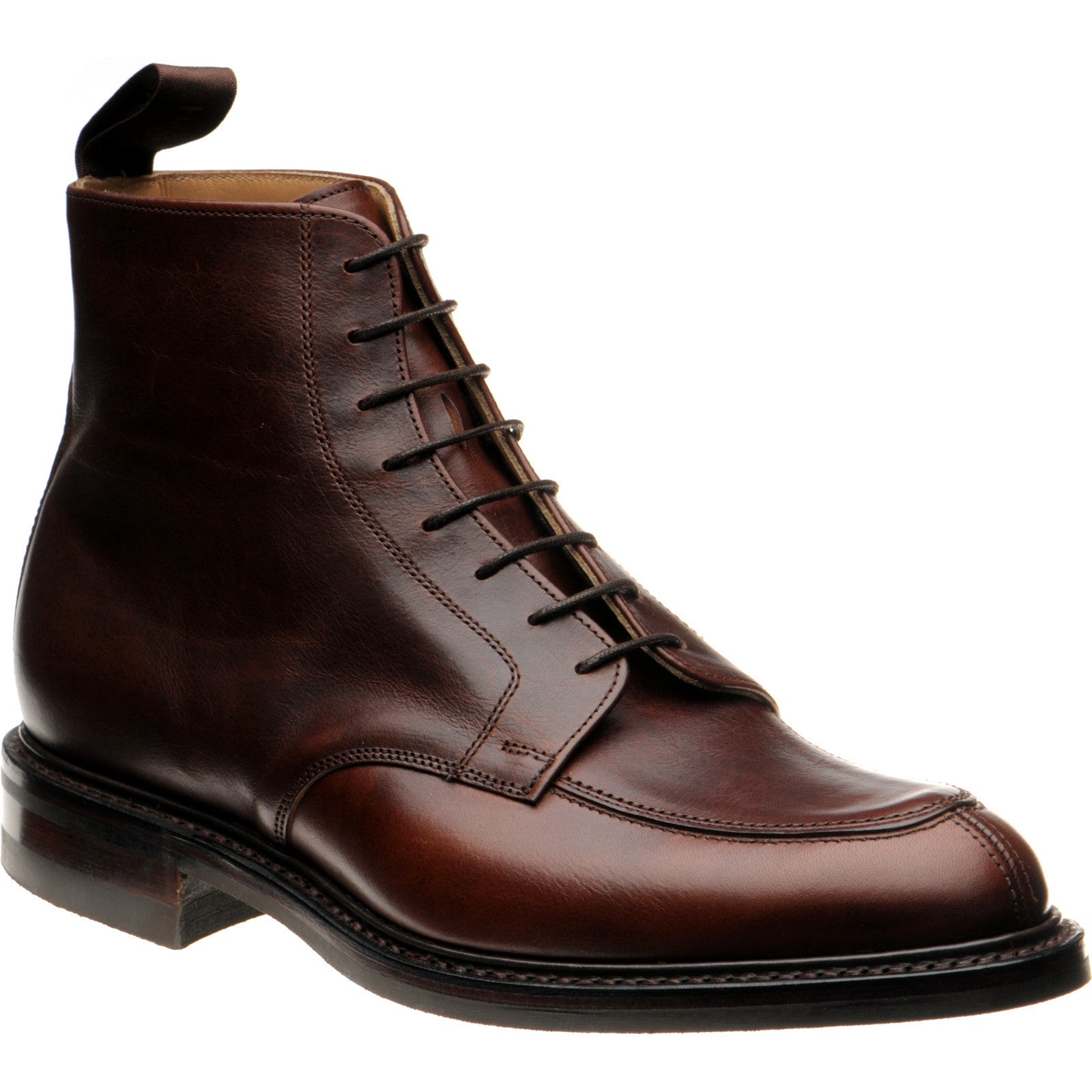 Cheaney Richmond II R mens rubber-soled boots in polo brown regency ca ...
