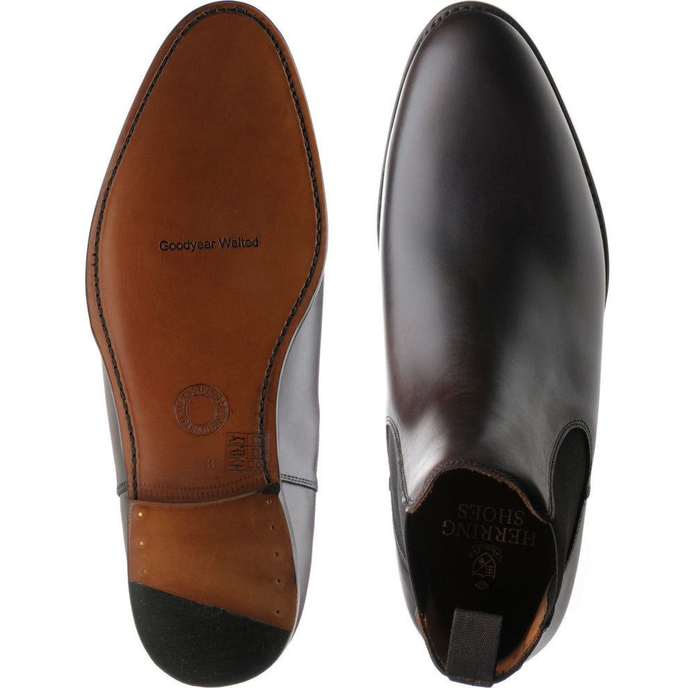 Herring Coltham II mens Chelsea boots in brown waxy – Herring Shoes