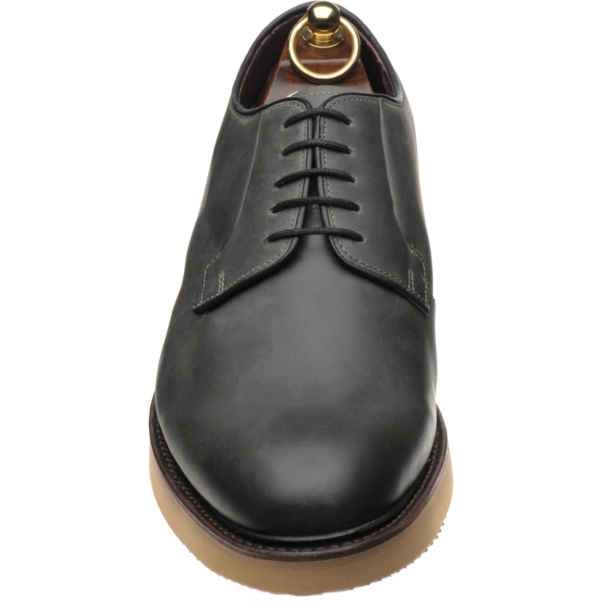 Herring Cookham mens rubber-soled Derby shoes in washed grey – Herring ...