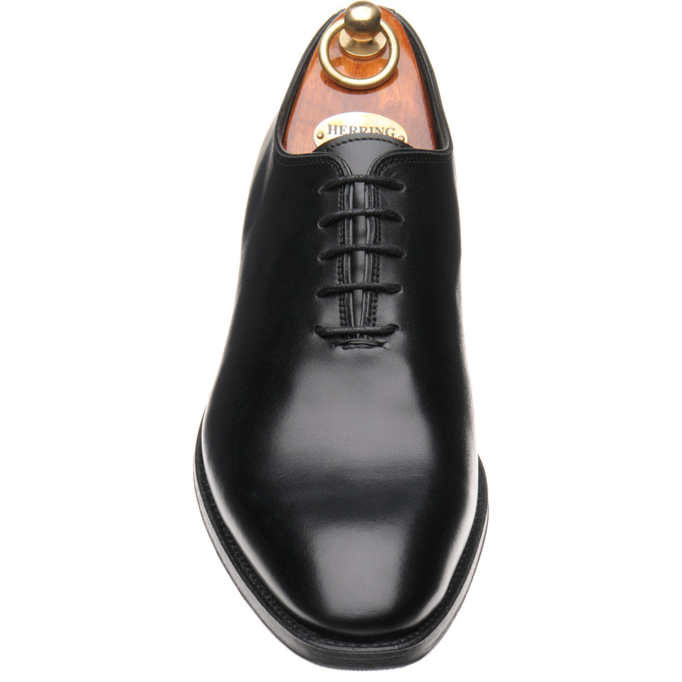 Herring Shrewsbury mens hybrid-soled Oxfords in black calf – Herring Shoes