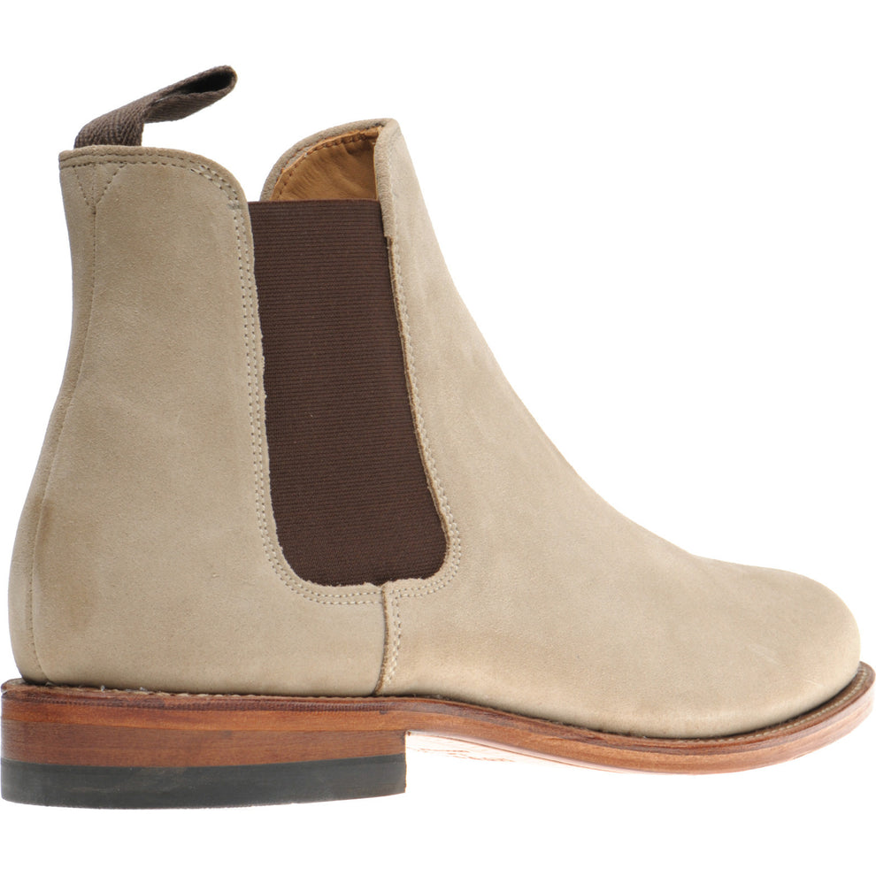 Herring Sittaford mens Chelsea boots in sand suede – Herring Shoes