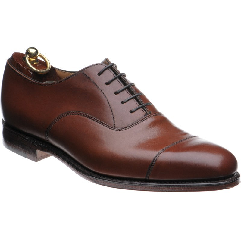 Loake Aldwych mens Oxfords in mahogany calf – Herring Shoes