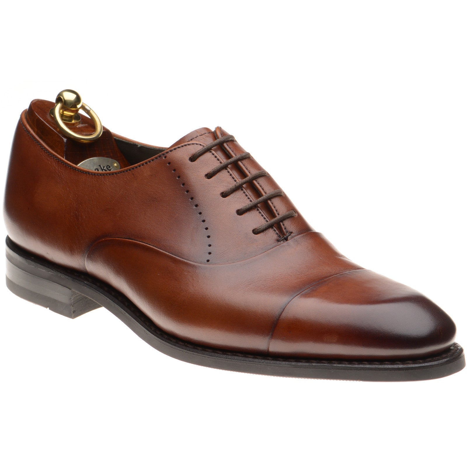 Loake Phoenix mens rubber-soled Oxfords in scotch calf (second ...