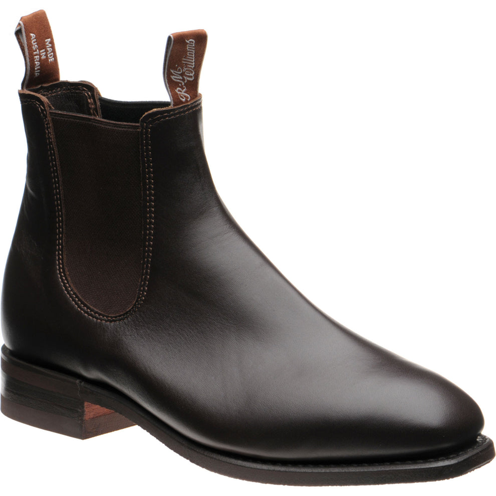 RM Williams Comfort Craftsman mens rubber-soled Chelsea boots in chest ...
