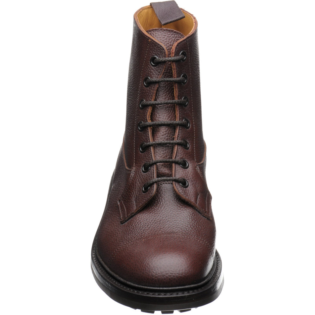 Trickers Grassmere mens rubber-soled boots in brown zug – Herring Shoes